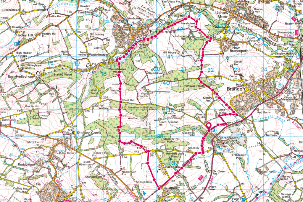 Brancepeth to Rag Path Wood – Bill's Walks